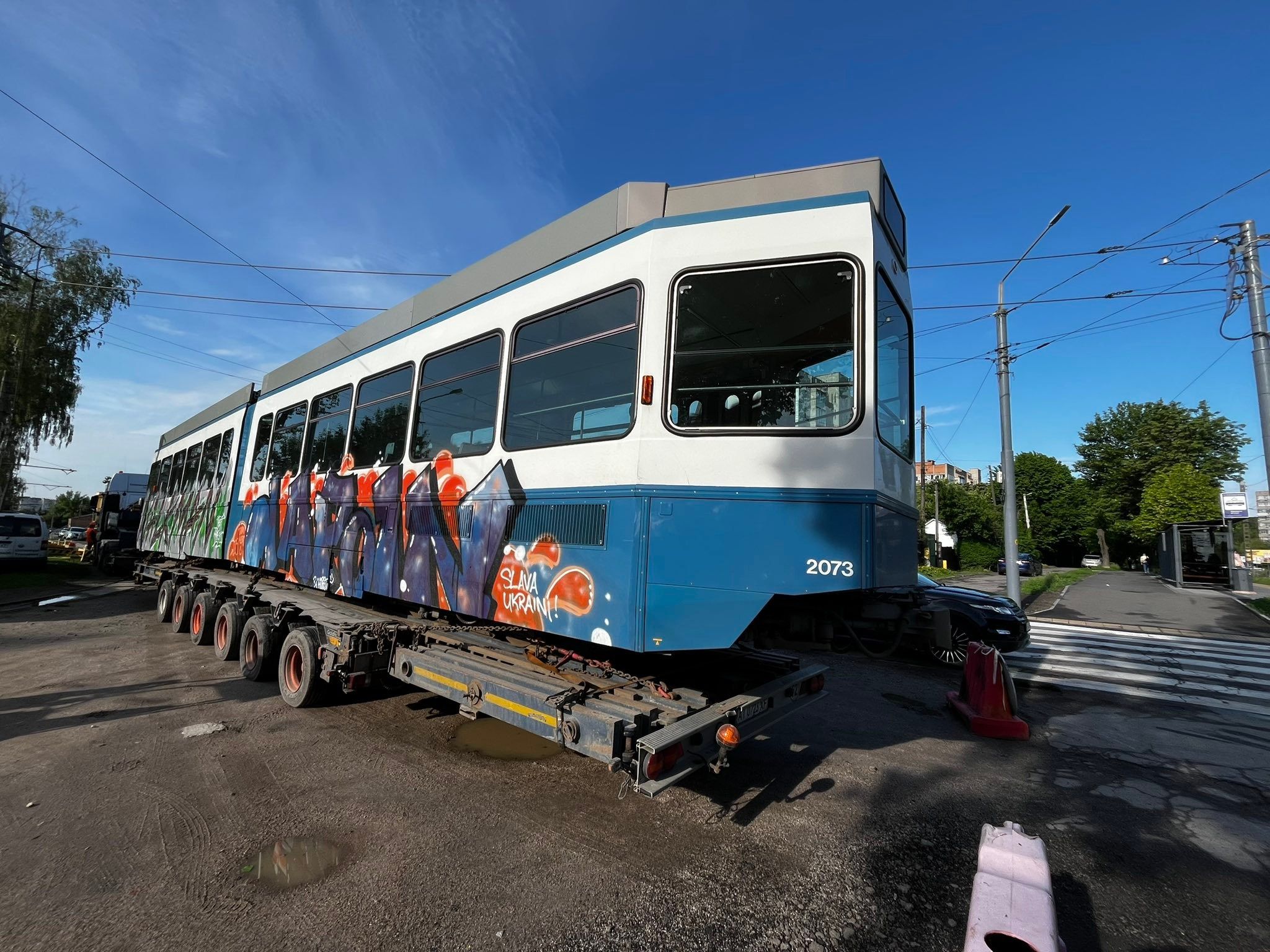 Трамвайний парк Вінниці поповнили ще три вагони Tram 2000 зі Швейцарії ...